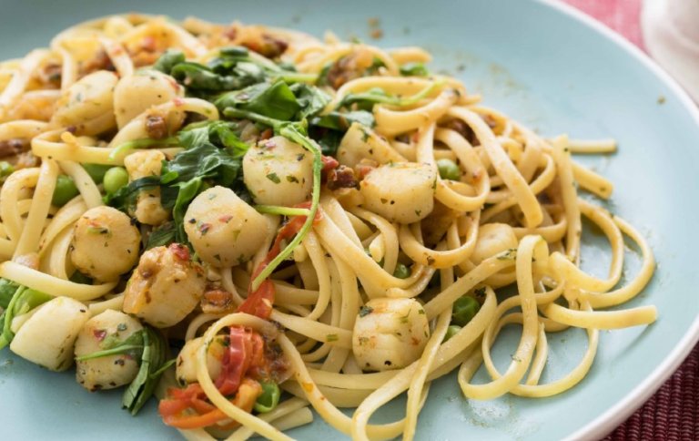 Patagonian Scallop Linguine - Clearwater